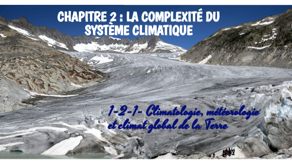 TH1-2-1- Climatologie, météorologie et climat global de la Terre