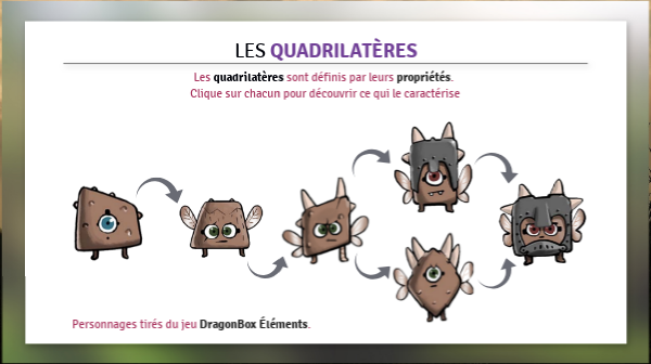 Quadrilatères - propriétés