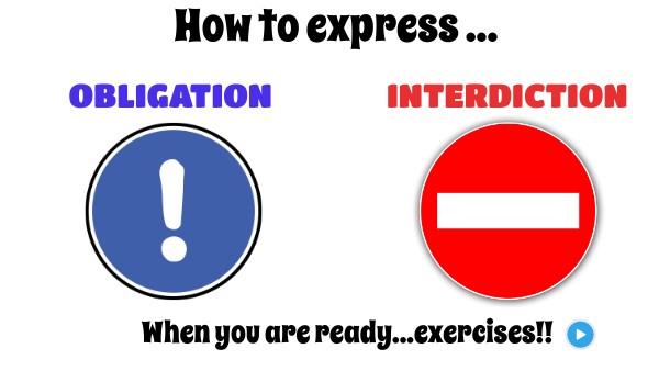 Obligation and interdiction