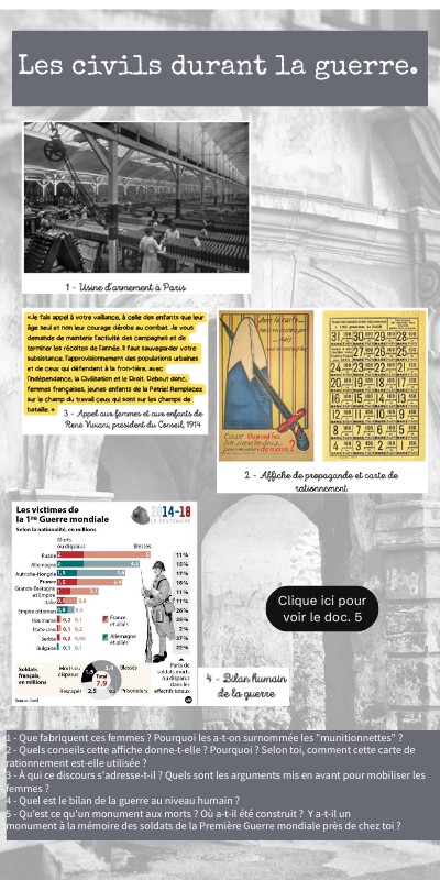 civils durant la guerre