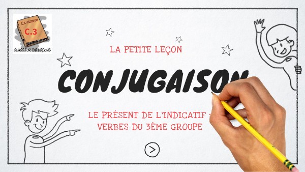 C3- Le présent de l’indicatif : Verbes du 3ème groupe | Genially