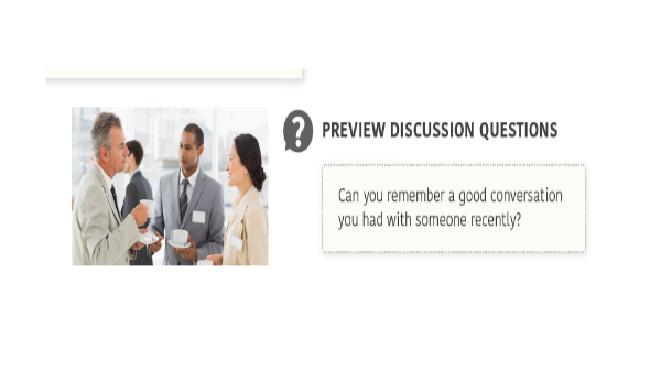 Wrap Up Conversation