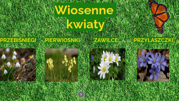 Wiosenne kwiaty | Genially