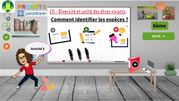 Classe virtuelle SVT 6ème - CII | Genially