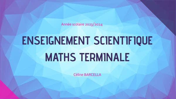 Enseignement scientifique Terminale 2023/2024 | Genially