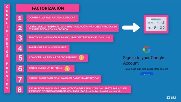 FACTORIZACION | Genially