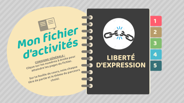 Liberté d'expression - fichier d'activités | Genially