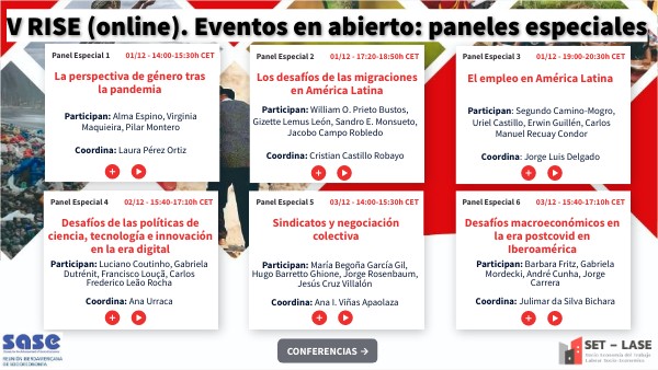 V RISE - Eventos en abierto