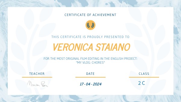 23-24 2C STAIANO VLOG CERTIFICATE