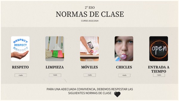 NORMAS DE CLASE | Genially