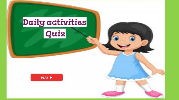 Daily Activities | Genially