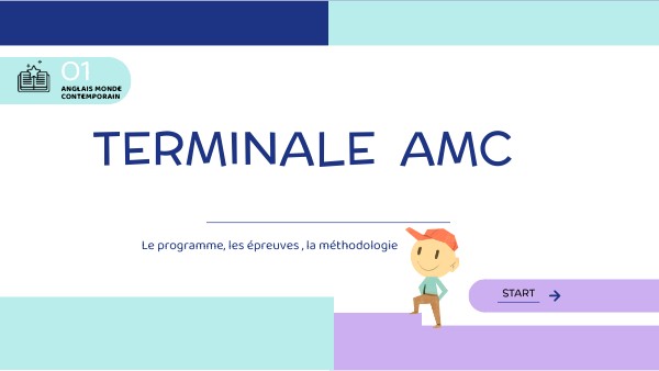 Présentation Terminale AMC | Genially