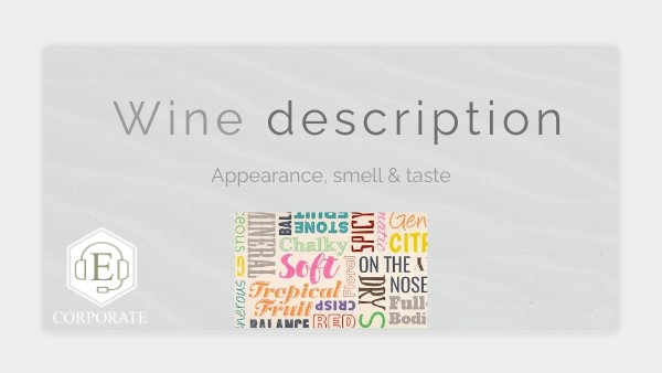 Describing wine