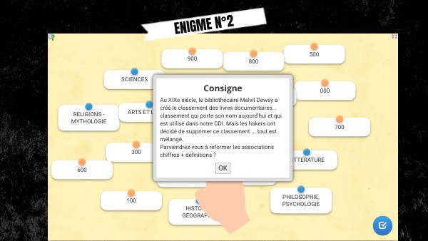Copie - ENIGME N° 2 Escape Game