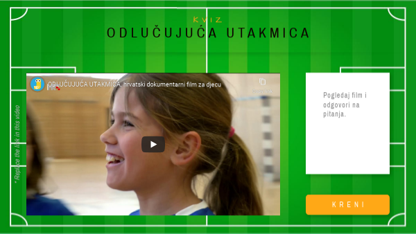 Odlučujuća utakmica, 2, razred | Genially