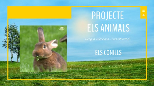 Projecte valencià - Els animals - Els conills | Genially