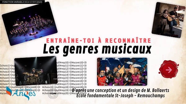 Les genres musicaux | Genially