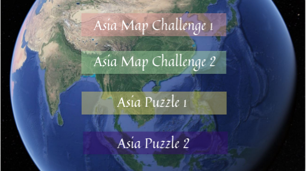 Asia Map Challenges 1 & 2 | Genially