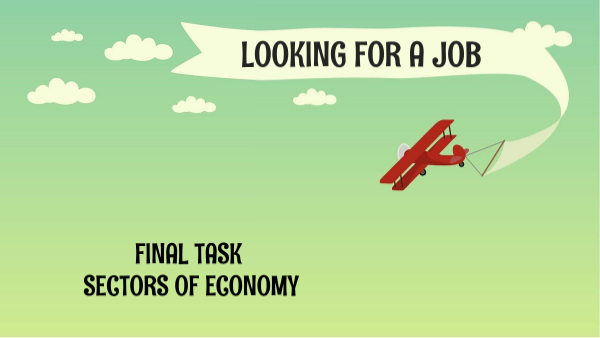 Final Task Sectors of Economy Year 3 | Genially
