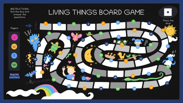 Living things board game