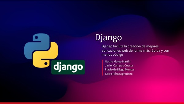 Presentación DJANGO | Genially