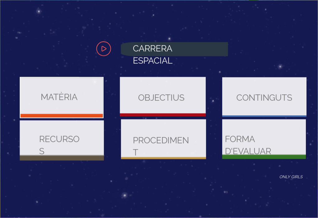 CARRERA ESPACIAL | Genially