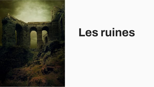 Les ruines 1ère