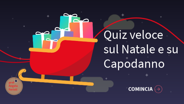 QUIZ NATALE E CAPODANNO IN ITALIA | Genially