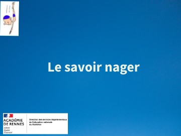Copie - Savoir nager