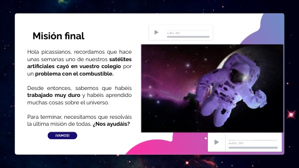 scape universo | Genially