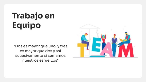 Trabajo en Equipo | Genially