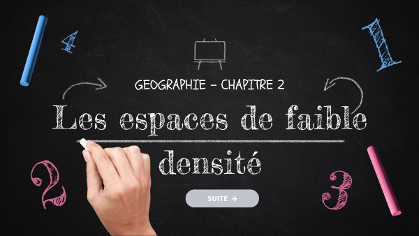 6° G2 - Les espaces de faible densité | Genially