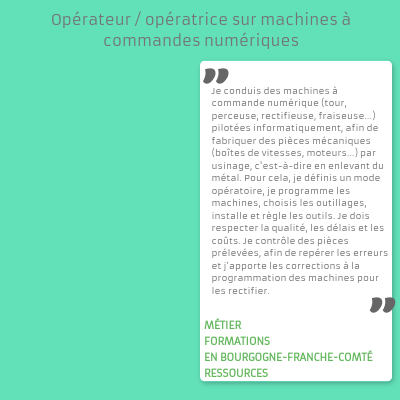 operateur machines commandes numériques