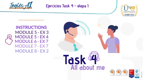 Tarea 4: All about me. | Genially