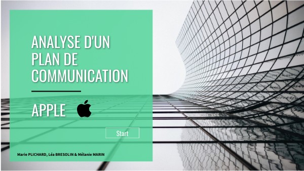 Communication Apple | Genially