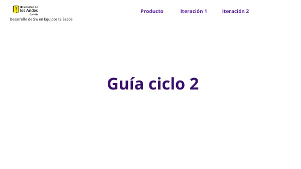 Guía Ciclo 2 | Genially