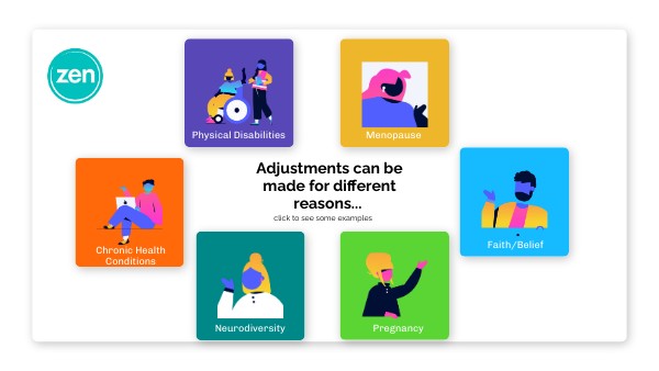 RA - different adjustments