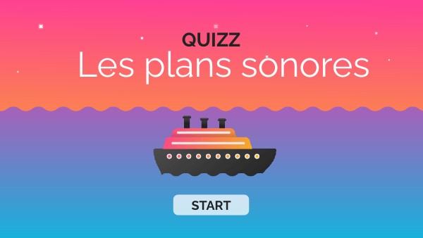 quizz plans sonores | Genially