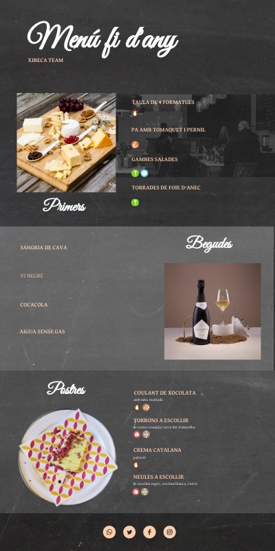 Menú fi d'any | Genially