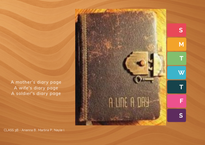 18-19 WW1 Diary | Genially