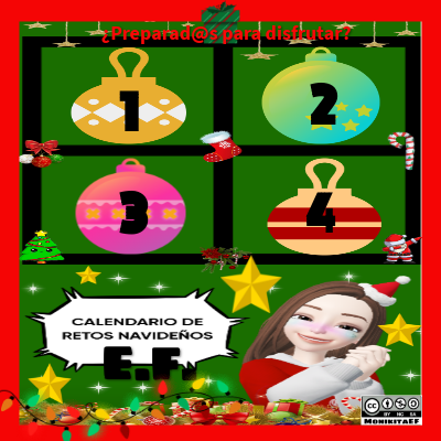 CALENDARIO DE RETOS NAVIDEÑOS E.F.