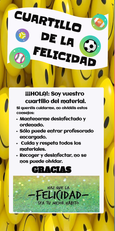 Cartel Cuartillo Material 2020