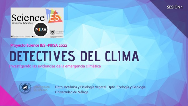Proyecto ScienceIES - Detectives climáticos