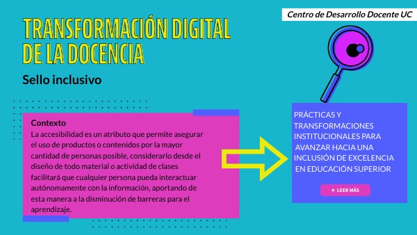 Orientaciones para la accesibilidad en la docencia online | Genially
