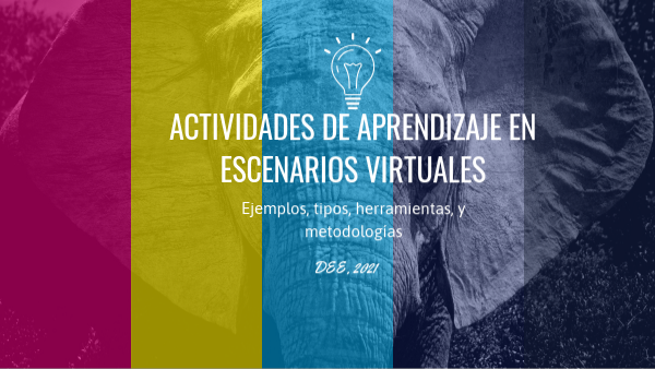 Tipos de actividades virtuales | Genially