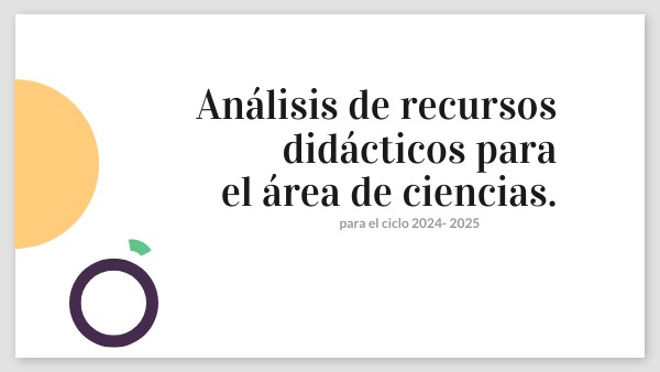 Analisis Ciencias | Genially