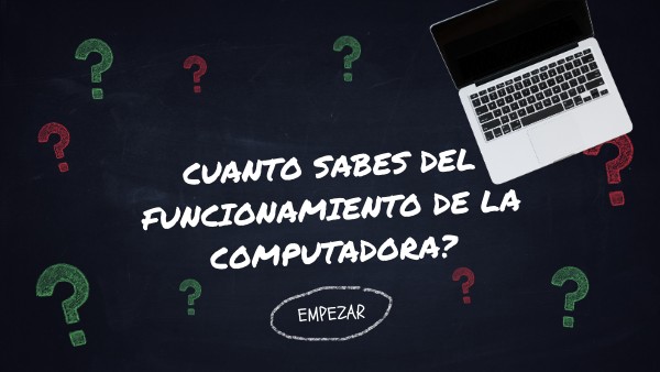 Funcionamiento de la computadora
