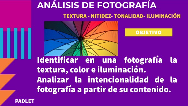 ANÁLISIS DE FOTOGRAFÍA - TEXTURA- TONALIDAD- NITIDEZ- ILUMINACIÓN ...