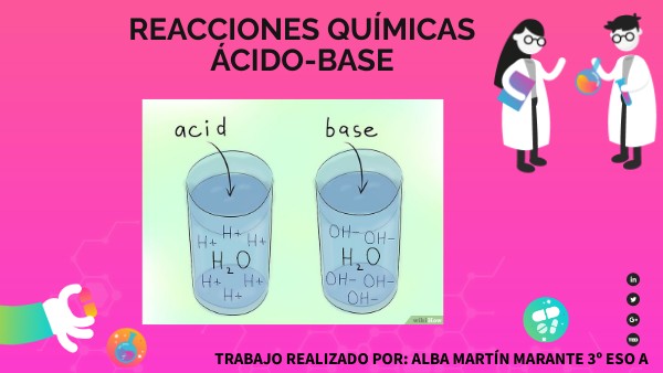 TRABAJO REACCIONES ÁCIDO- BASE ALBA 3º A
