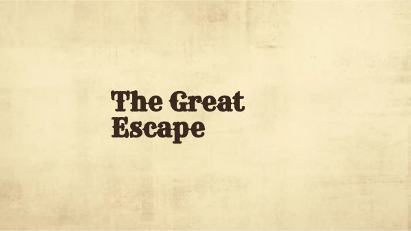 The great escape | Genially